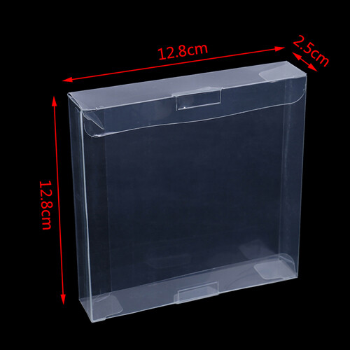 Clear Plastic Sleeves Box Protectors For Gameboy Advance Color GBC GBA ...