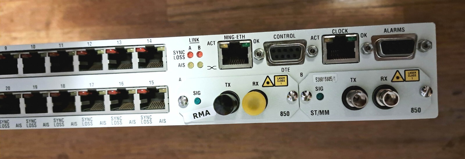 RAD Optimux-XLT1 Fiber Multiplexer OP-XLT1/48/R/ST13L/D (H) - 2x OP-M ...