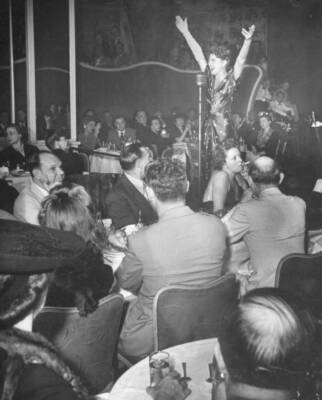 Singer Hildegarde making her singing debut 1940s Old Photo | eBay