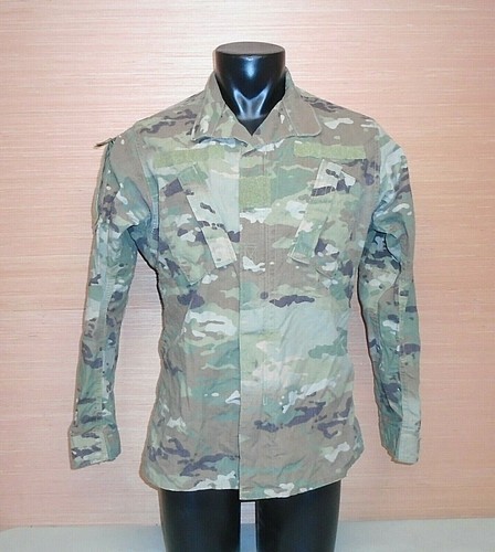 USGI Unisex OCP Camo Flame Resistant Army Combat Coat Jacket FRACU Sz ...