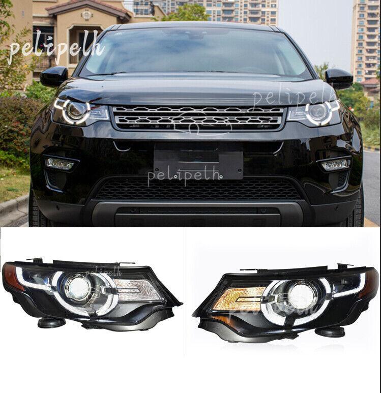 For Land Rover Discovery Sport 2015-2019 LED DRL Headlights Beam Lens ...