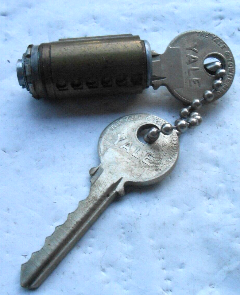 Vintage YALE cylinderVB keyway With 2 keys | eBay