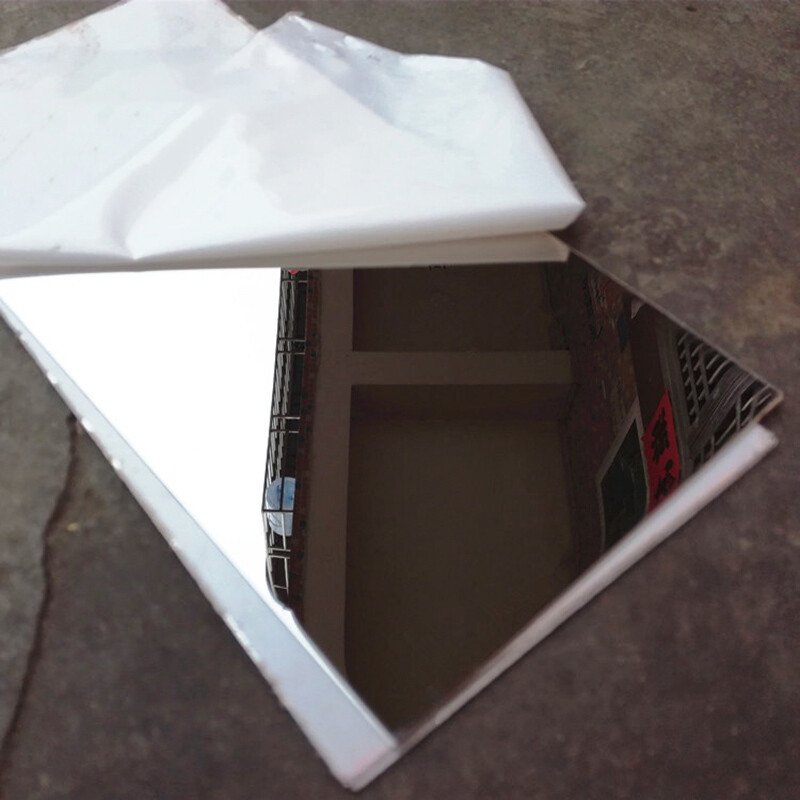 8K Grade Mirror Polish Stainless Steel. Square Sheet Plate. Thick 1, 1. ...