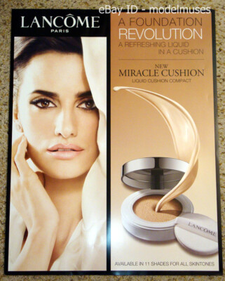 LANCOME Cosmetics Advertising POSTER Penelope Cruz #2 - 22" x 28" GUC ...