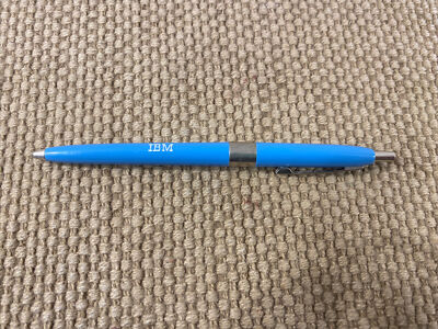 Vintage 1950’s IBM Logo Advertising Ruwe USA Baby Blue Pen RARE ...