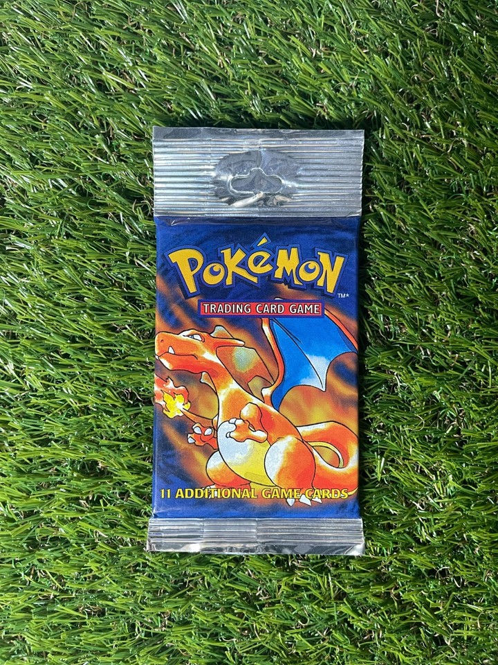 1999 Pokemon Base Set Unlimited Long Crimp Booster Pack | Hanger ...