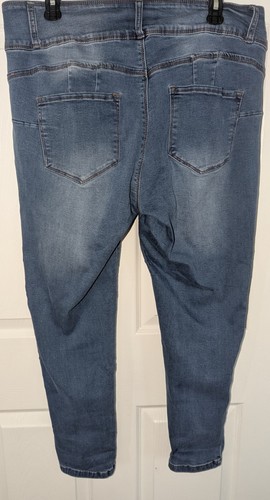 Blue Savvy Women's Size 18 Distressed High Rise Jeans | eBay