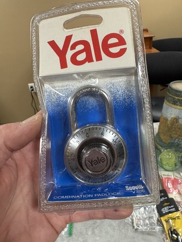 Yale Combination Padlock Scovill V750 New Unopened Old Stock | eBay