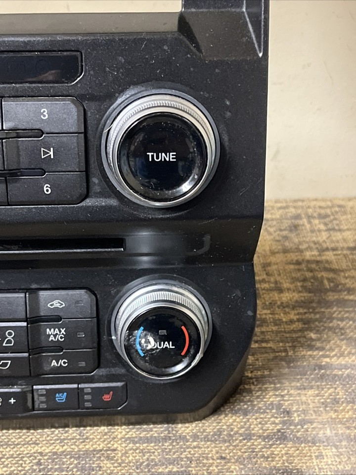 15 FORD F150 RADIO AC TEMPERATURE DUAL CLIMATE CONTROL PANEL FL3T ...