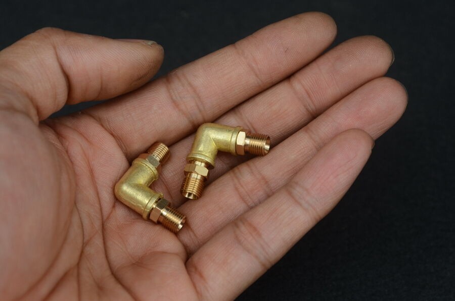 2p 1/4 x 40 TPI Pipe 90 Degree Elbow Connector for Live Steam Model ...