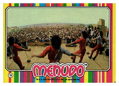 1983 Topps Menudo #16 Pop Music Puerto Rico Boy Band Menudo Mania 4 | eBay