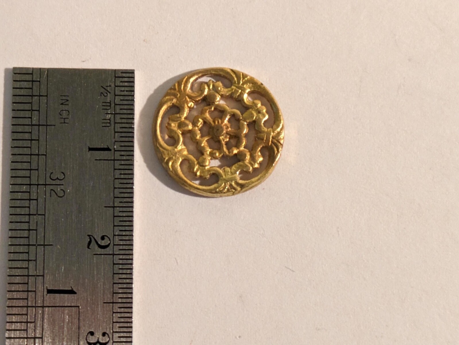Ship Model Fittings Parts Gilt Brass Transom Hull Decor 14mm Diameter ...