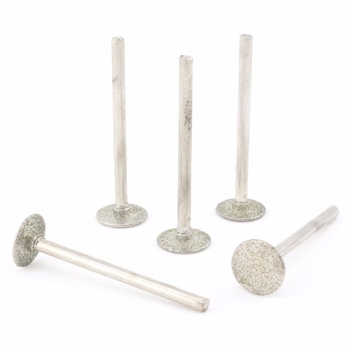 5Pcs 8-16mm Super-Thin T Head Diamond Grinding Needle Bit Mounted Point ...