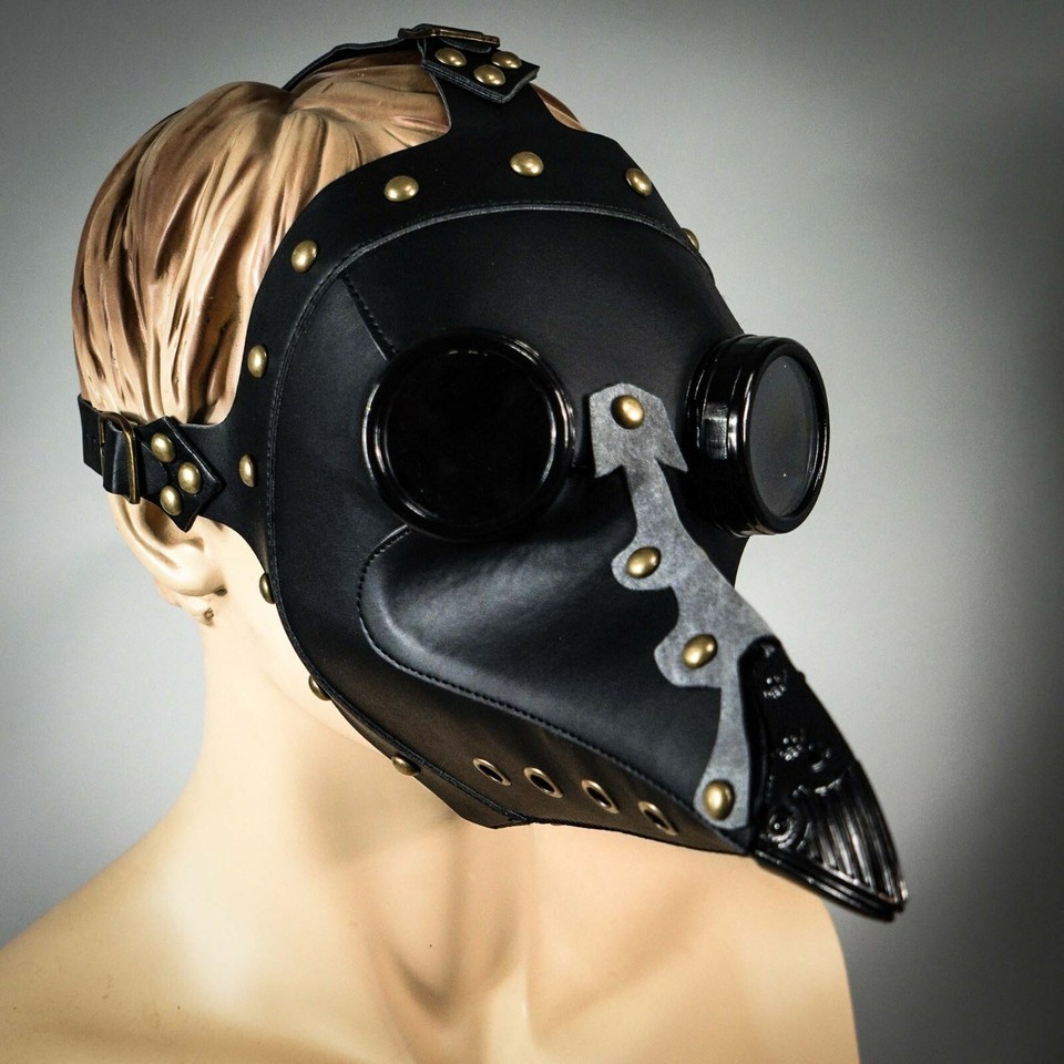 Plague Doctor Mask Long Nose Raven Bird Mask for Halloween Cosplay ...