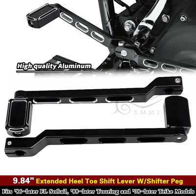 9.84" Extended Heel Toe Shift Lever Shifter Peg For Harley Tri Road ...