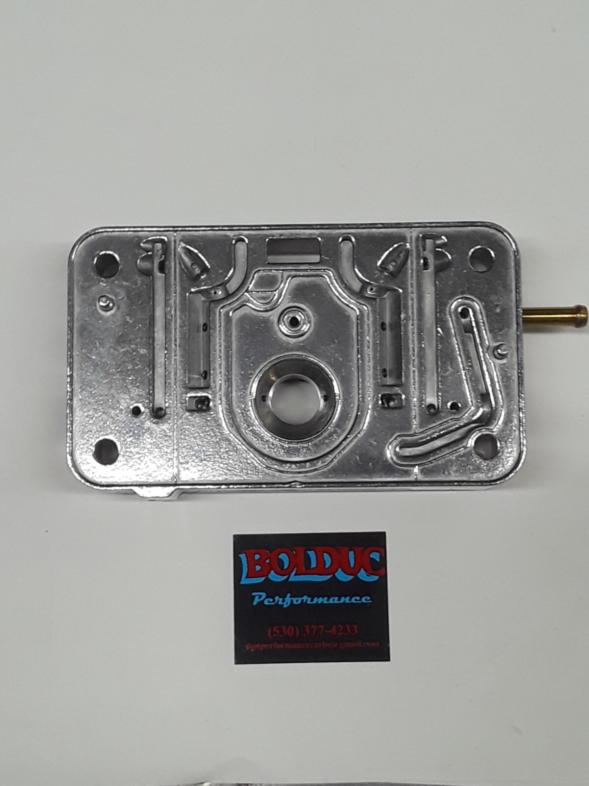 HOLLEY POLISHED ALUMINUM PRIMARY METERING BLOCK 4150 4160 AED DEMON QFT ...