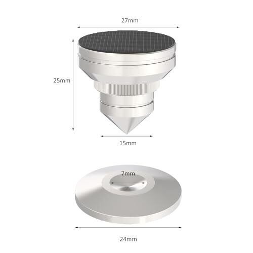 Adjustable Turntable Feet Stainless Steel Speaker Vibration Isolation ...
