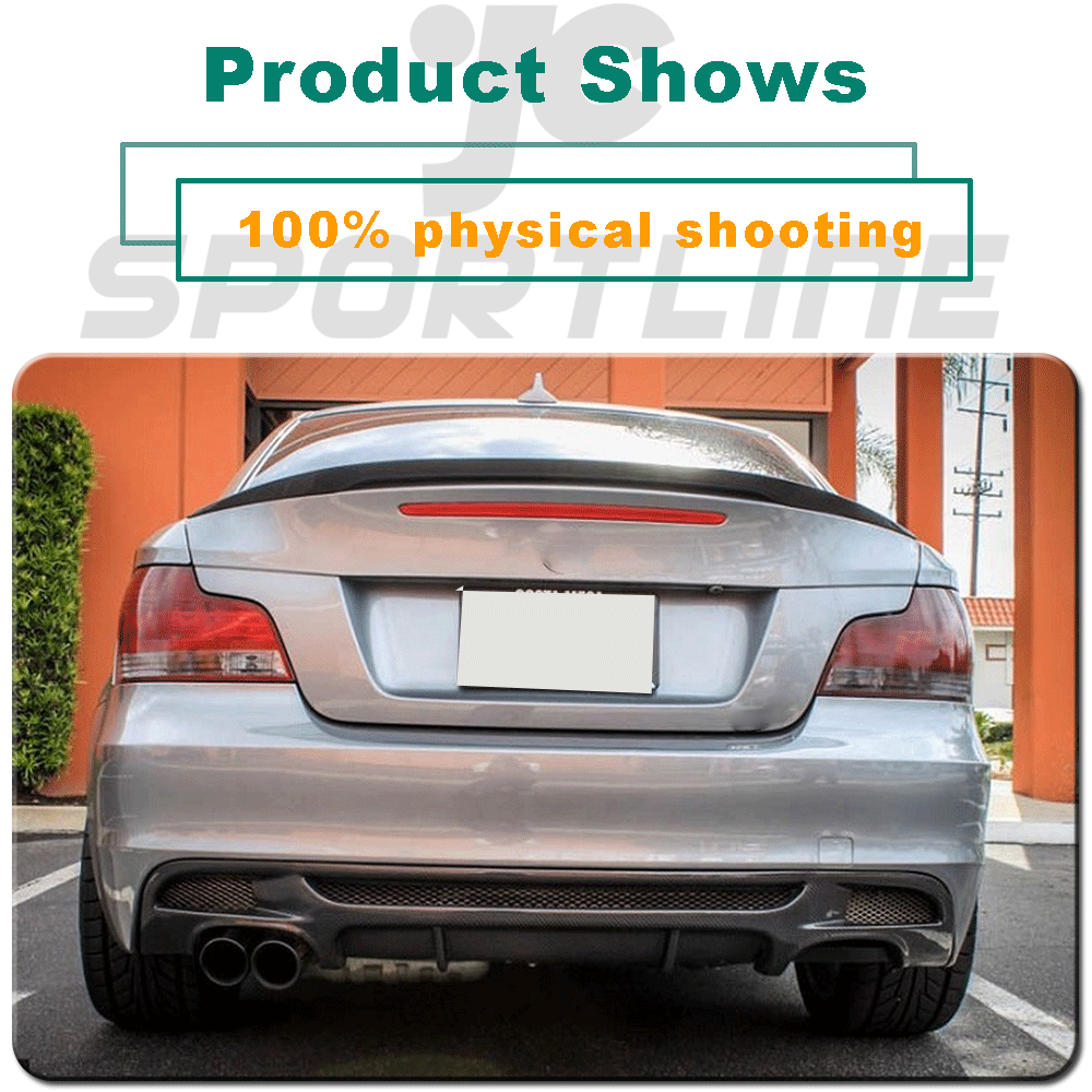 Carbon Fiber Rear Diffuser Quad for BMW E82 135i 125i 128i M Tech ...