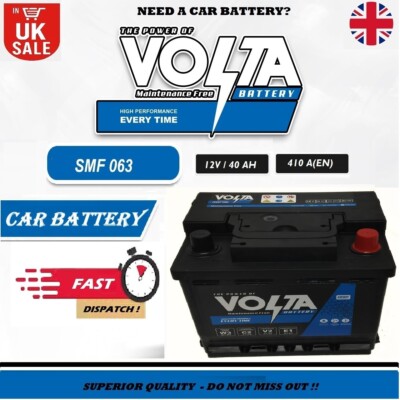 CAR BATTERY TYPE 063 12V 40AH 410CCA MAINTENANCE FREE | eBay UK