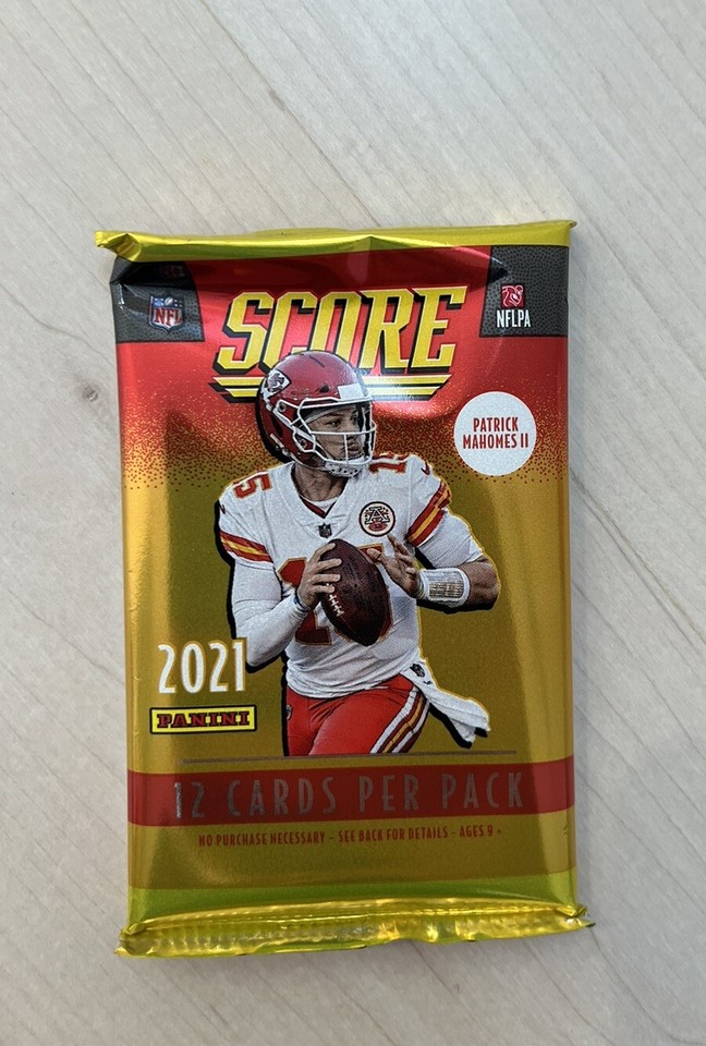 2021 Score Football Blaster Box PACK- Factory Sealed 12 Cards! Mahomes ...