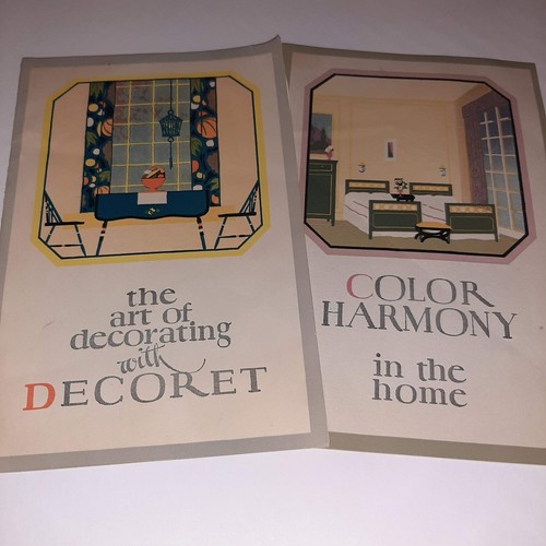 Vintage Fuller Paint DECORET x2 Booklets Color Harmony & Decorating ...