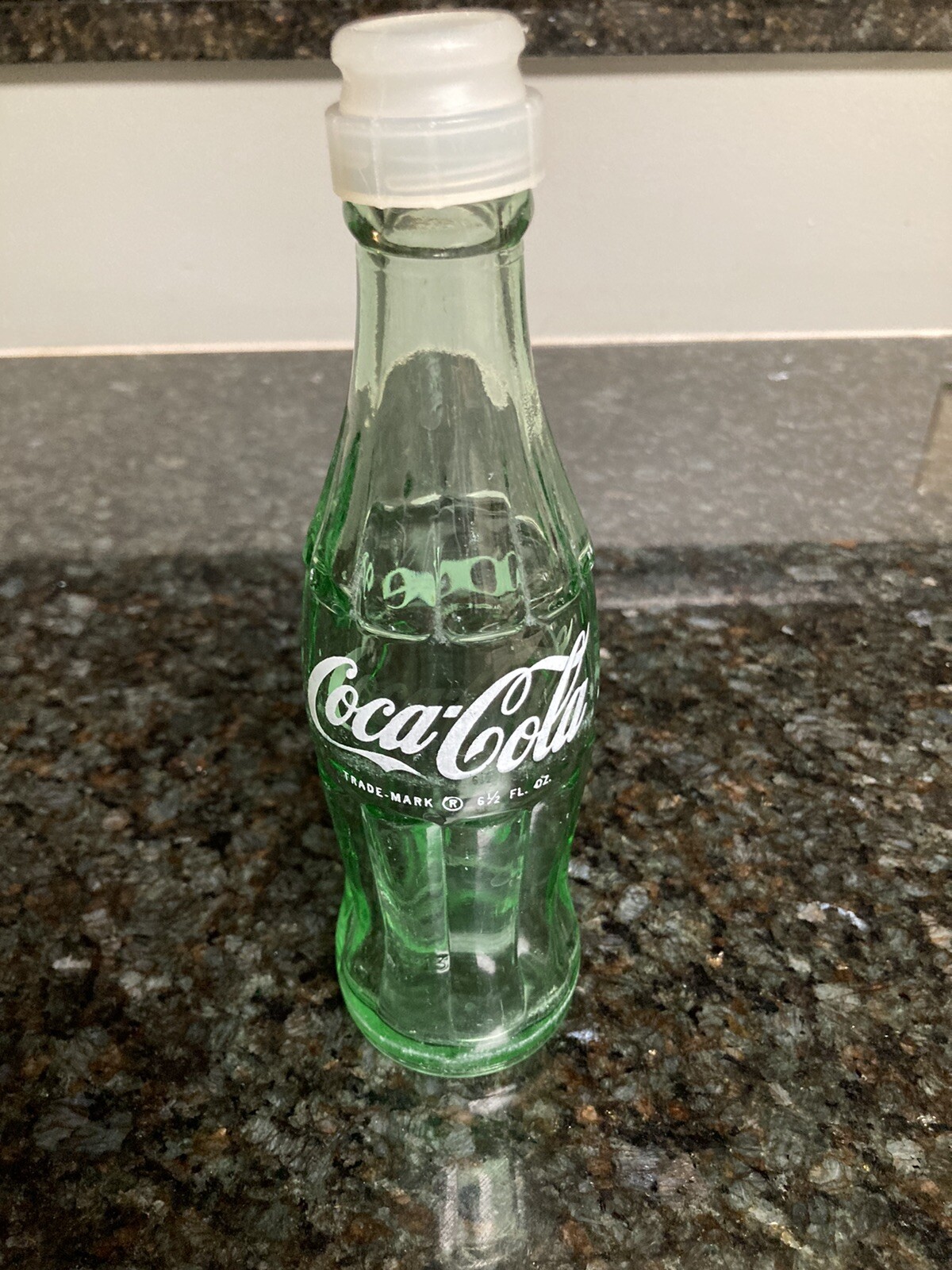 Open Glass Coke Bottle