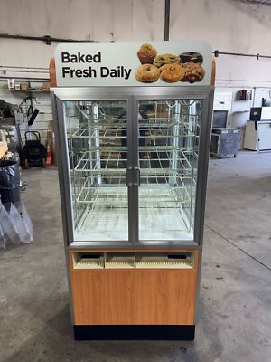 Used Tall Lighted Bakery Doughnut Pastry Display Case Self Service ...