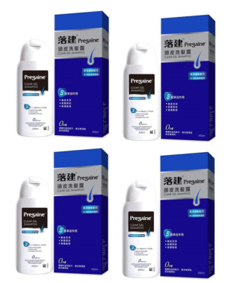 *4 PCS* NEW PREGAINE Clear Gel Shampoo For Thinning Hair Loss ROGAINE ...