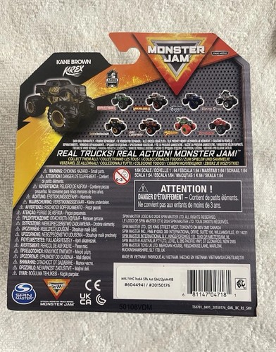 2025 SPIN MASTER MONSTER JAM EXCALIBUR / KANE BROWN K-REX / BAD COMPANY ...