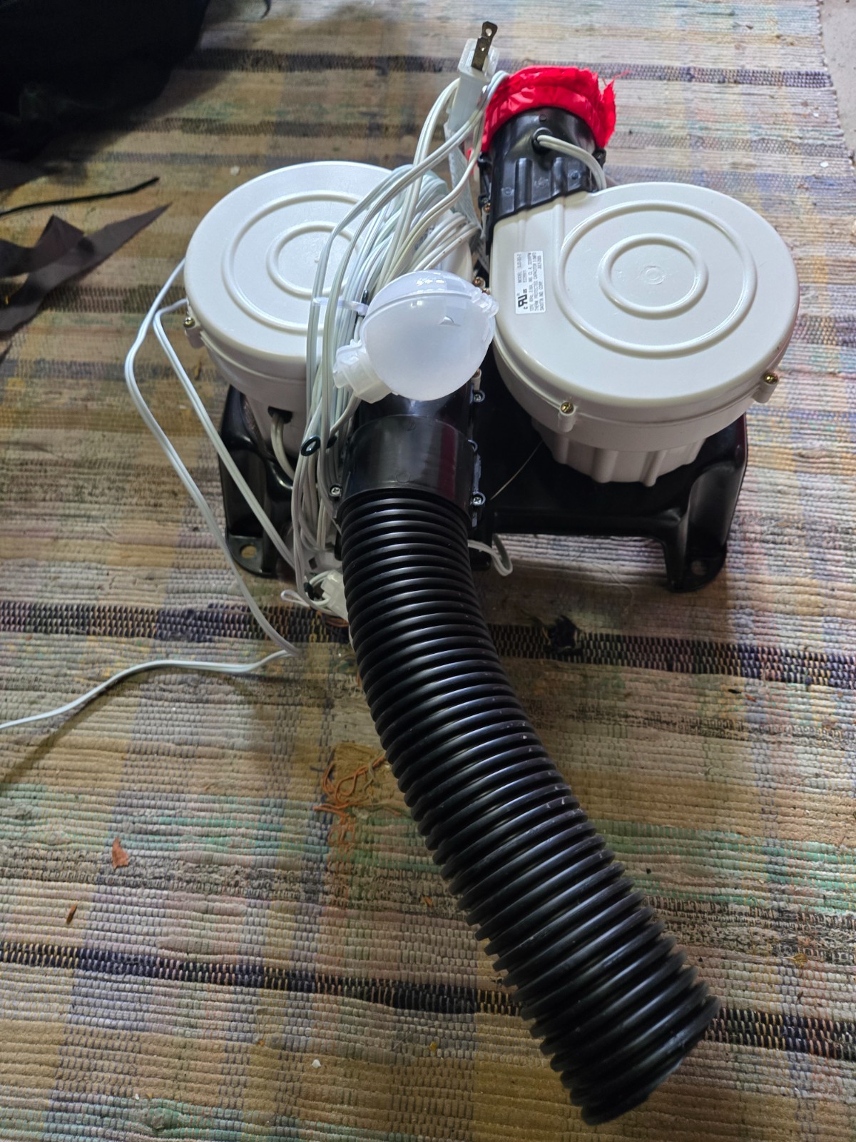 Gemmy Airblown Inflatable Dual Blower SJD-B2 Stand w/ Lights | eBay