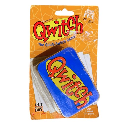 NEW SEALED QWITCH Quick Switch Game 2005 Card Game To Go Tin Out Of The ...