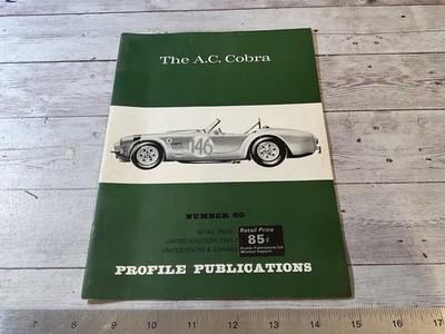 ORIGINAL 1960S A.C. COBRA PROFILE PUBLICATIONS BOOK / BOOKLET | eBay