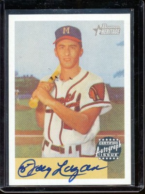 JOHNNY LOGAN 2002 BOWMAN HERITAGE AUTO AUTOGRAPH | eBay