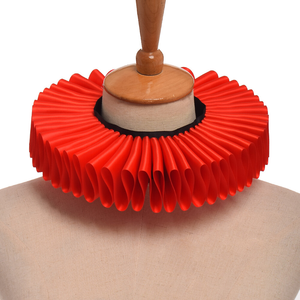 Renaissance Ruff Collar Unisex Halloween Collar Elizabethan Carnival ...