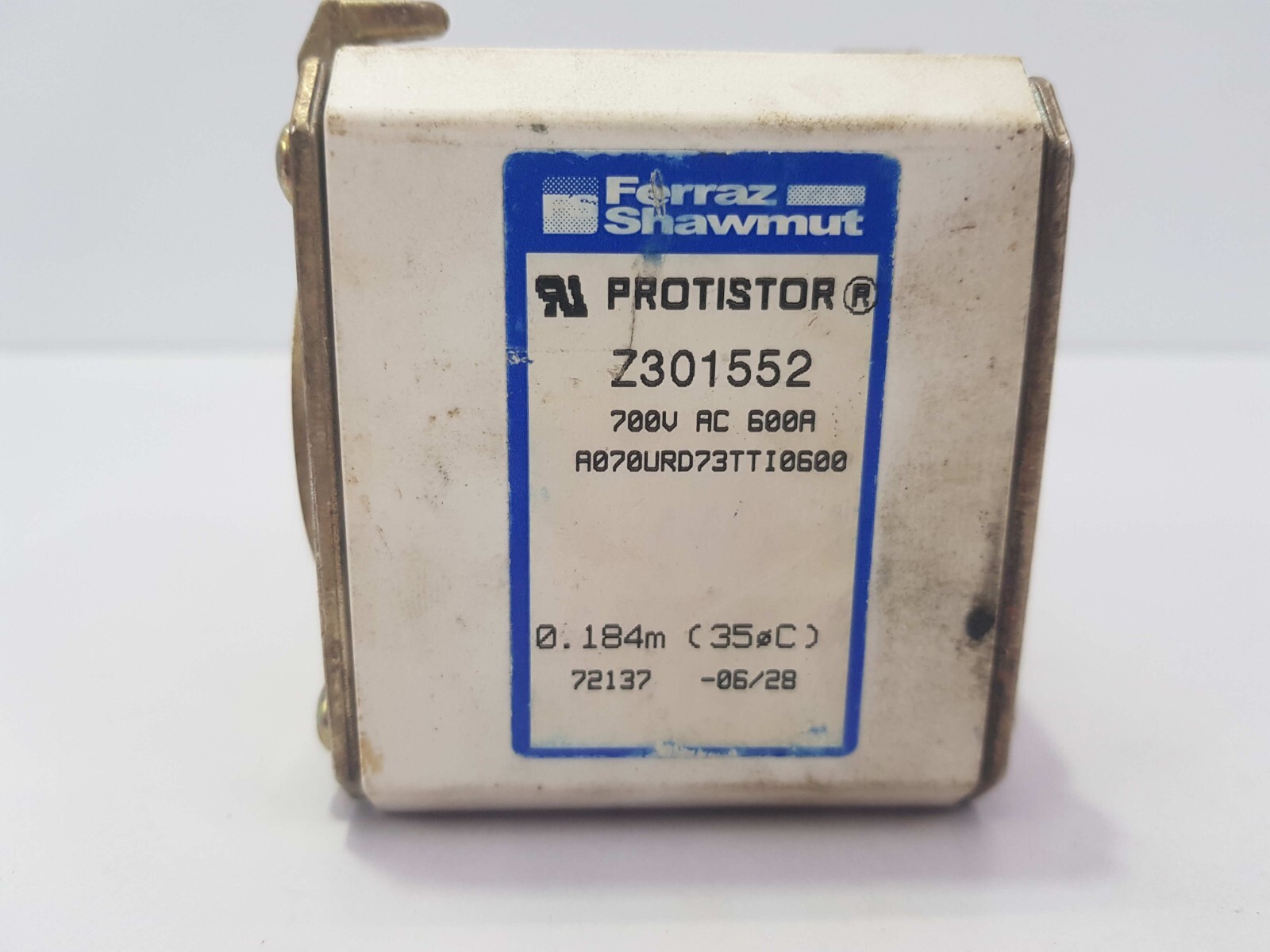 FERRAZ SHAWMUT Z301552 PROTISTOR FUSE A070URD73TTI0600 | eBay