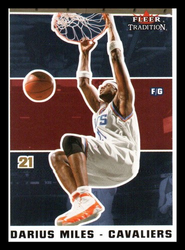 2003-04 Fleer Tradition #33 Darius Miles NBA Basketball Cleveland ...