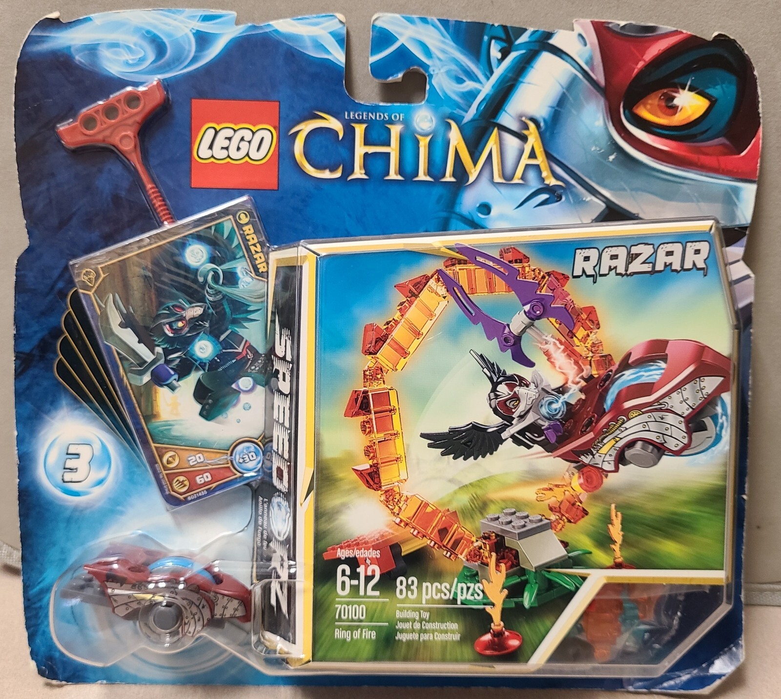 LEGO Legends of Chima: Lot of 6 Speedorz-70104, 70105, 70106, 70107 ...