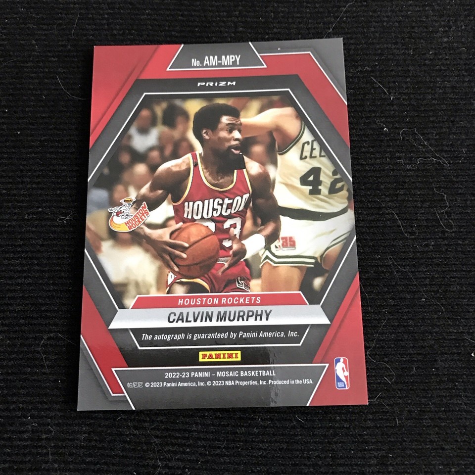 2022-23 Mosaic Calvin Murphy Mosaic Prizm Autograph Auto #AM-MPY ...