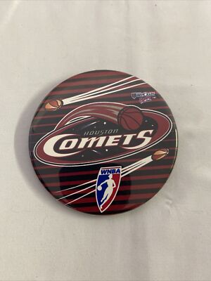 WNBA WOMENS NATIONAL BASKETBALL LEAGUE HOUSTON COMETS PIN BACK BUTTON ...