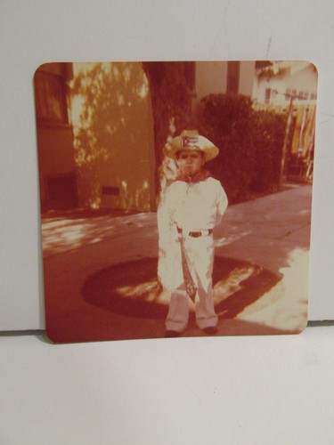 1970S VINTAGE FOUND PHOTOGRAPH COLOR ORIGINAL PHOTO COWBOY BOY PUERTO ...