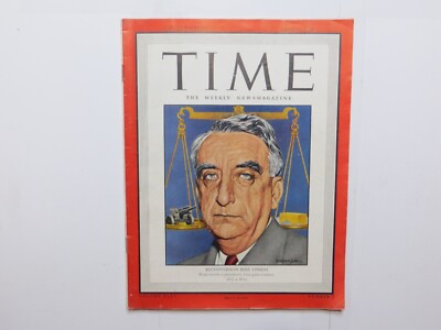 Time Magazine July 9 1945 Vol 46 #2 Reconversion Boss Vinson 7X | eBay