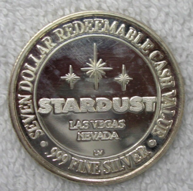 Stardust - 777 Winner Slot Machine (Seven) $7 GAMING STRIKE TOKEN .999 ...