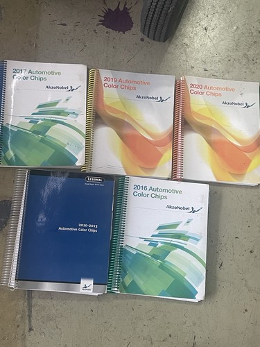 Akzo Nobel Lesonal Automotive Color Chip Books. 2010 To 2020 Mixed | eBay
