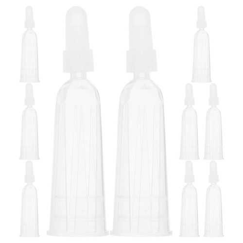 10pcs Ampule Bottle Hand Protection Dropper Cap Plastic Curved Neck ...