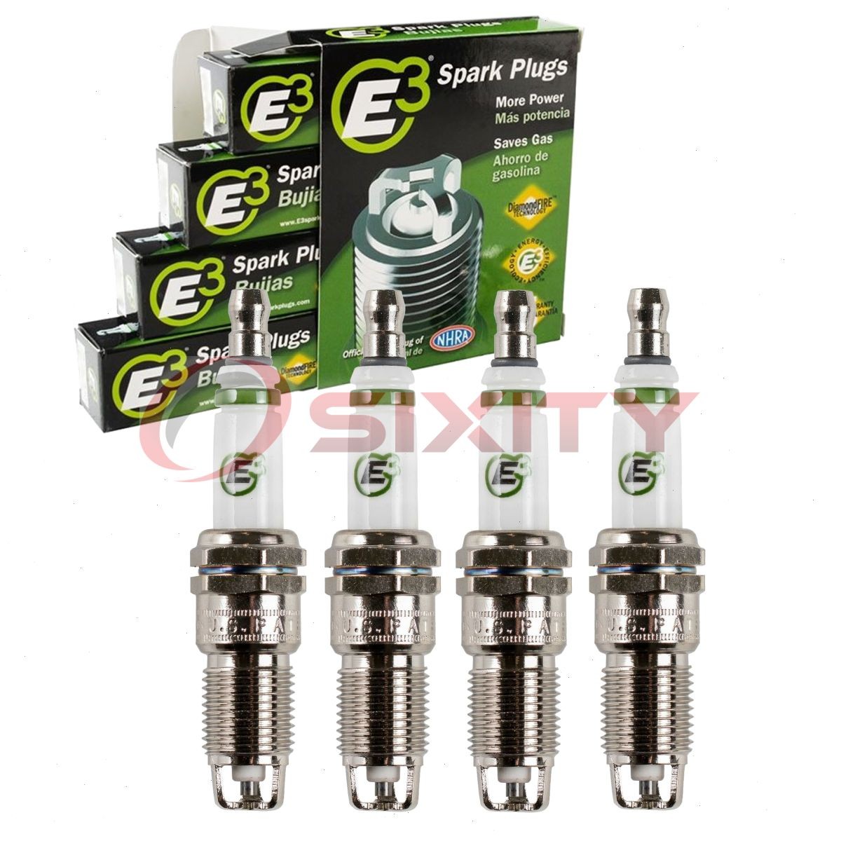 4 pc E3 Spark Plugs for 1982-1983 Mercury LN7 1.6L L4 Ignition Wire jw ...