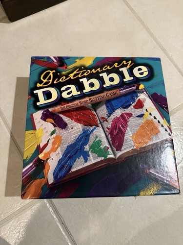 DICTIONARY DABBLE Board Game 100% COMPLETE 1998 VINTAGE 93514073349| eBay