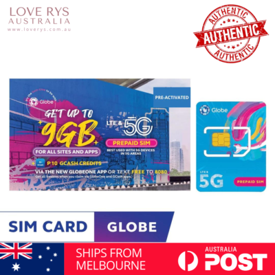 Globe Prepaid Sim Card - LTE & 5G | AUTHENTIC Australia Stock | eBay