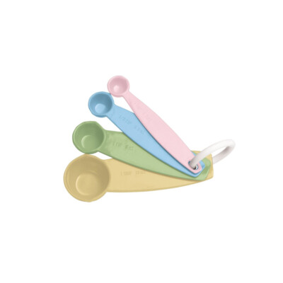4pc Cuisena Powder/Liquid Melamine Measuring Spoon/Scoop Kitchen Baking ...