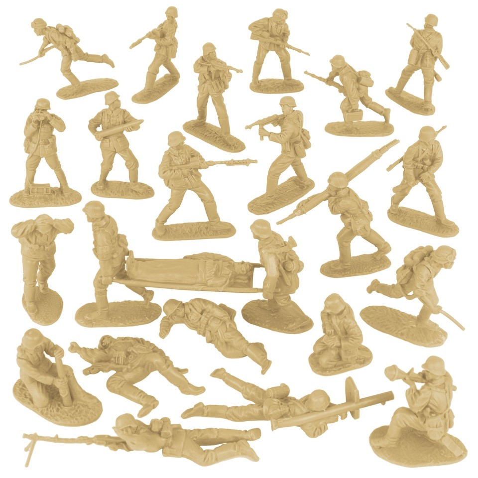 BMC CTS WW2 German Assault Medical Plastic Army Men Classic Toy Soldier ...