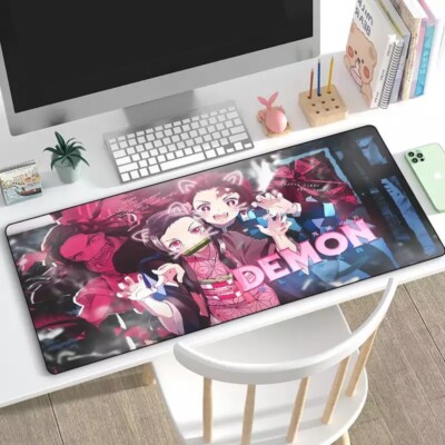 70x30CM Anime Demon Slayer Style 13 Large Gaming Keyboard Computer ...